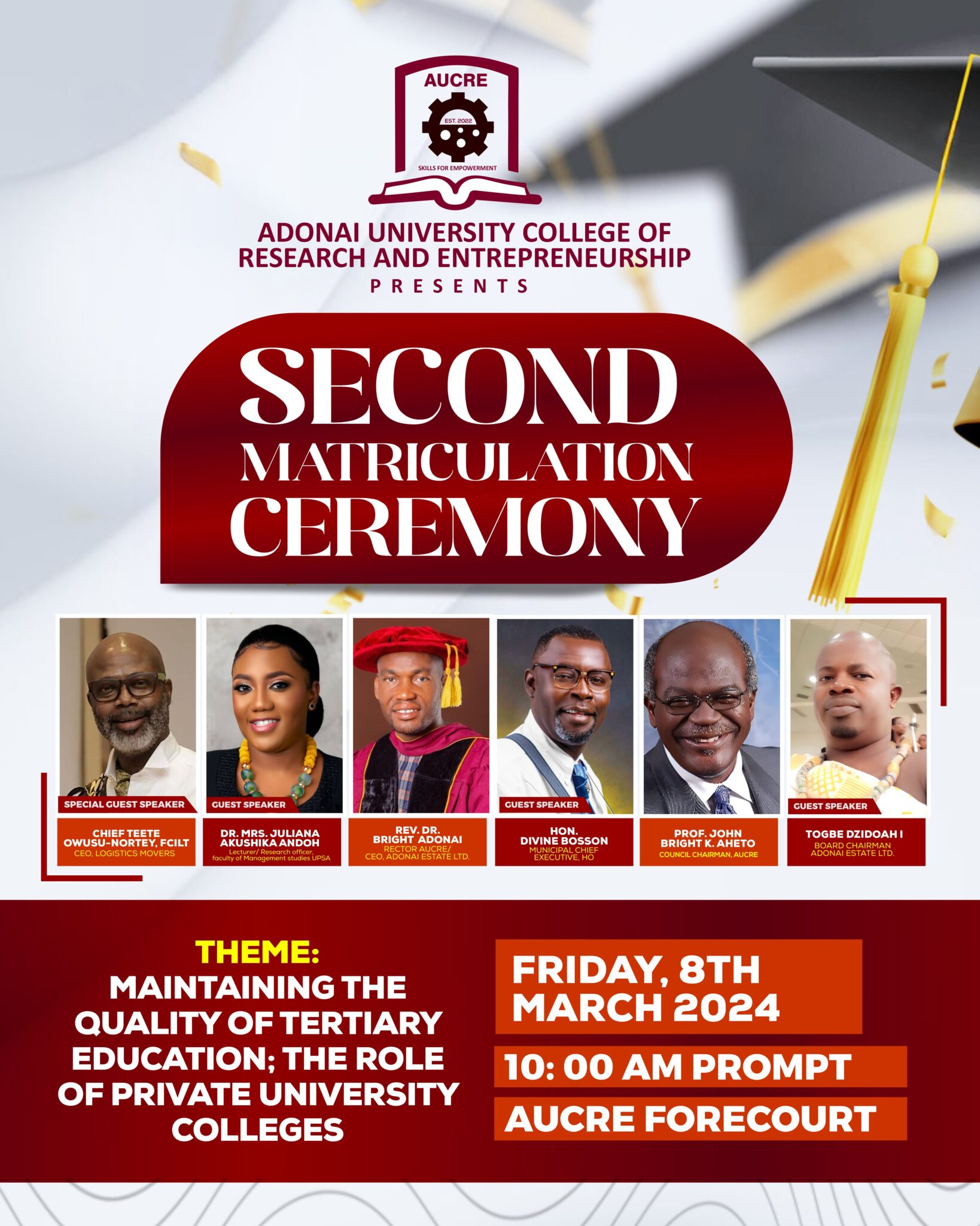 Second Matriculation Ceremony 2025